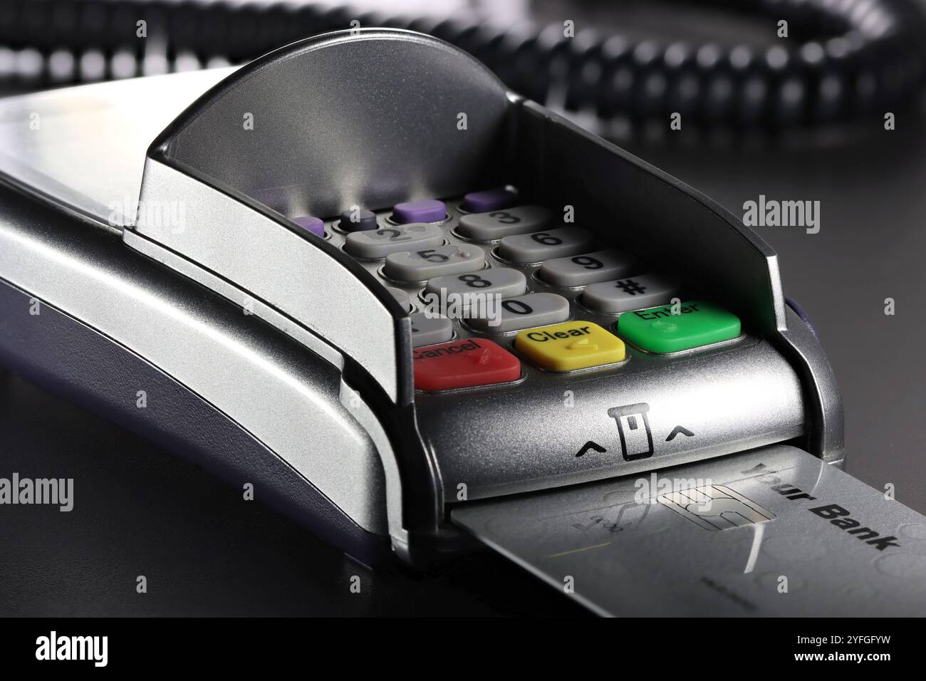 Bank credit card counter hi-res stock photography and images - Alamy