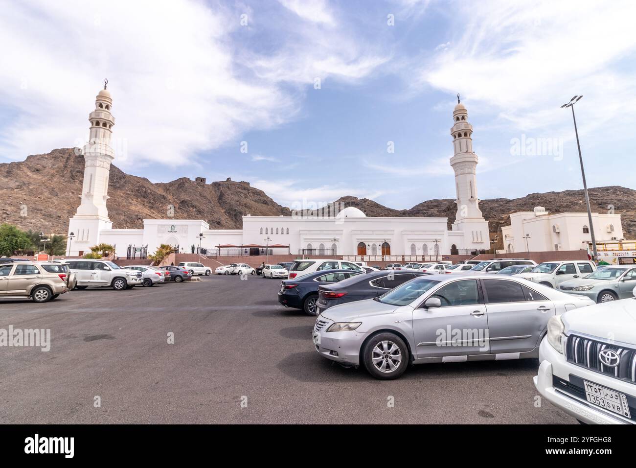 MEDINA, SAUDI ARABIA - NOVEMBER 12, 2021: Al Khandaq mosque in Medina ...
