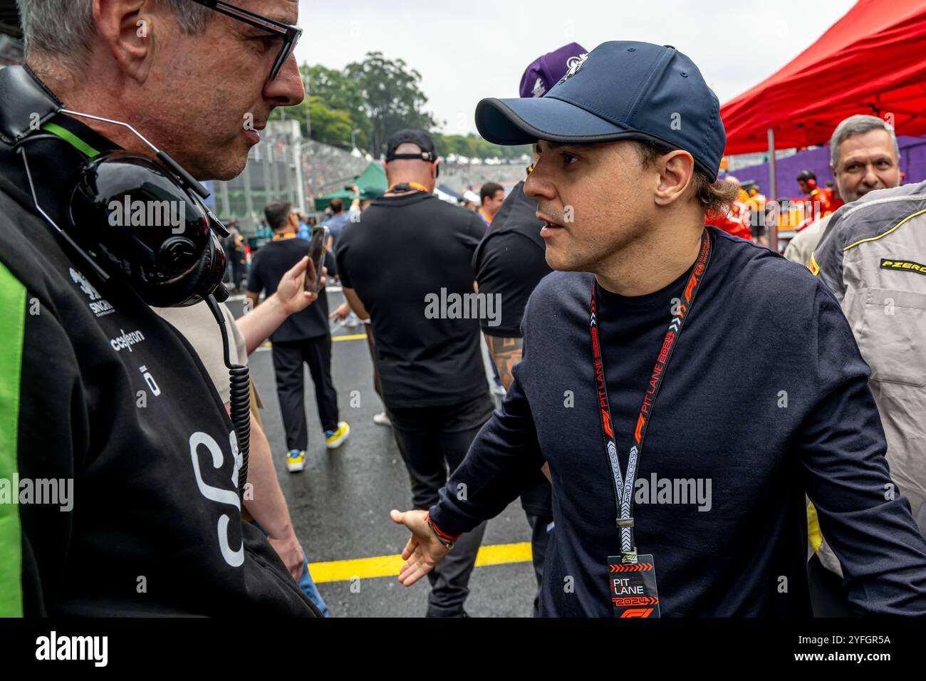 Sao Paulo, Brazil, 03 Nov 2024, Felipe Massa, former racing driver ...