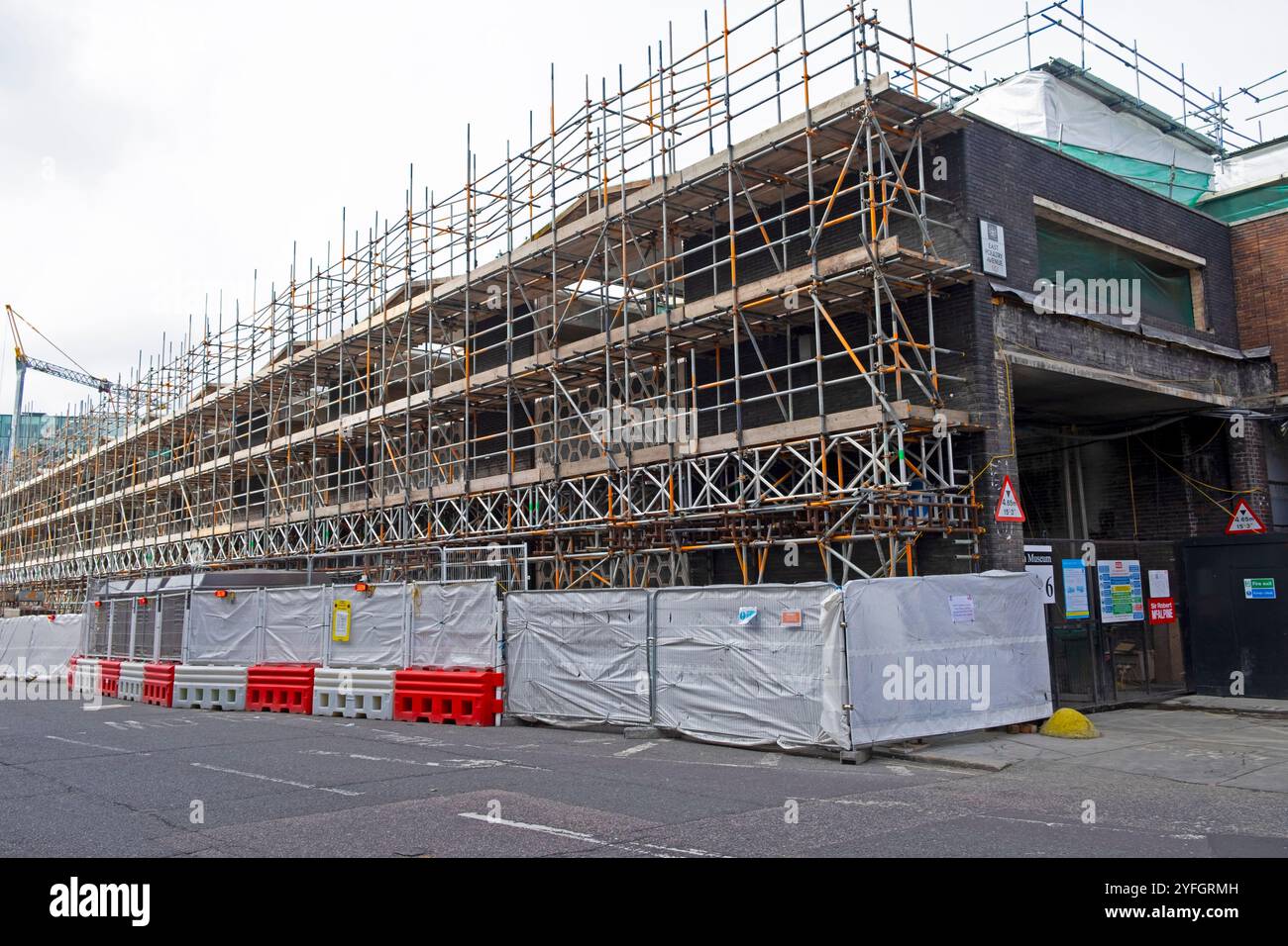 New Museum of London construction site on West Smithfield old Poultry ...