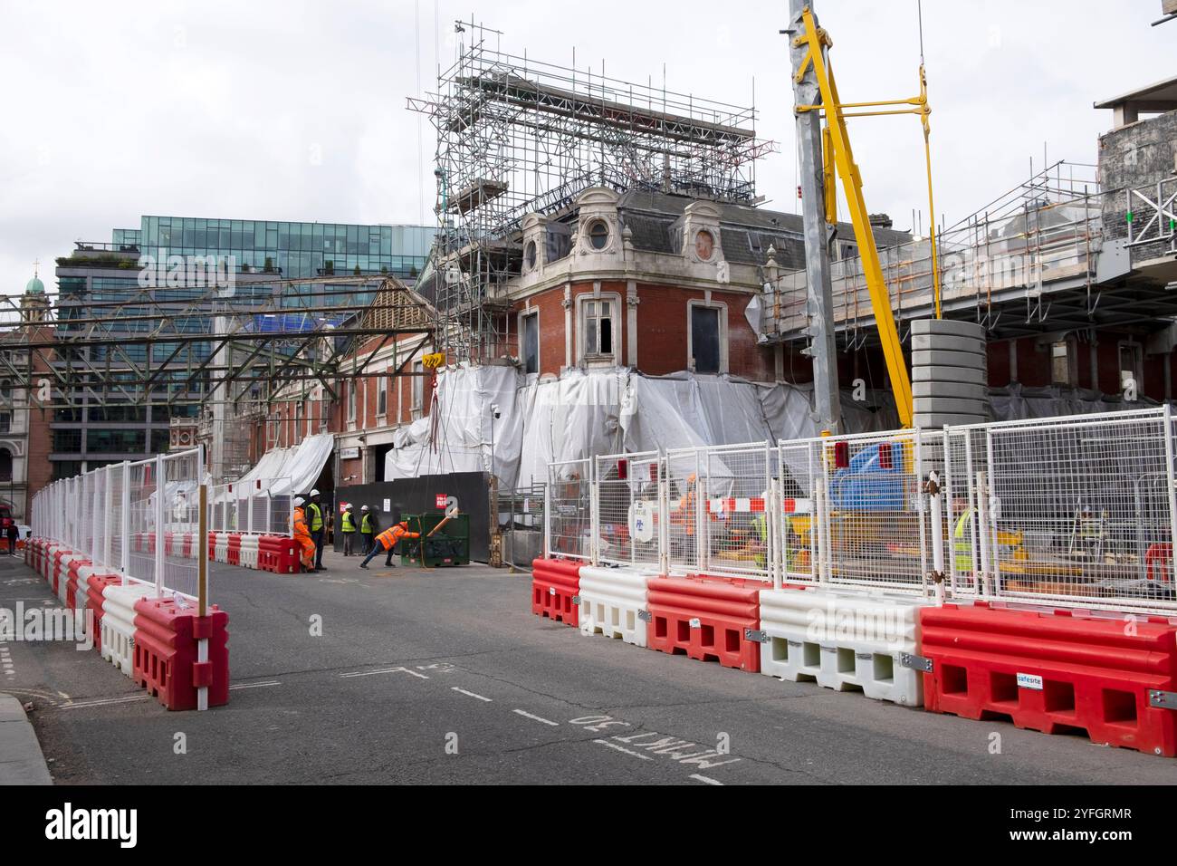 New Museum of London construction site on West Smithfield old Poultry ...