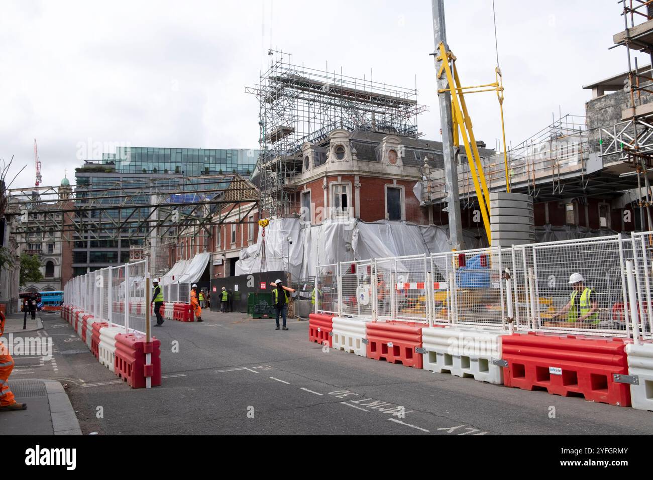 New Museum of London construction site on West Smithfield old Poultry ...