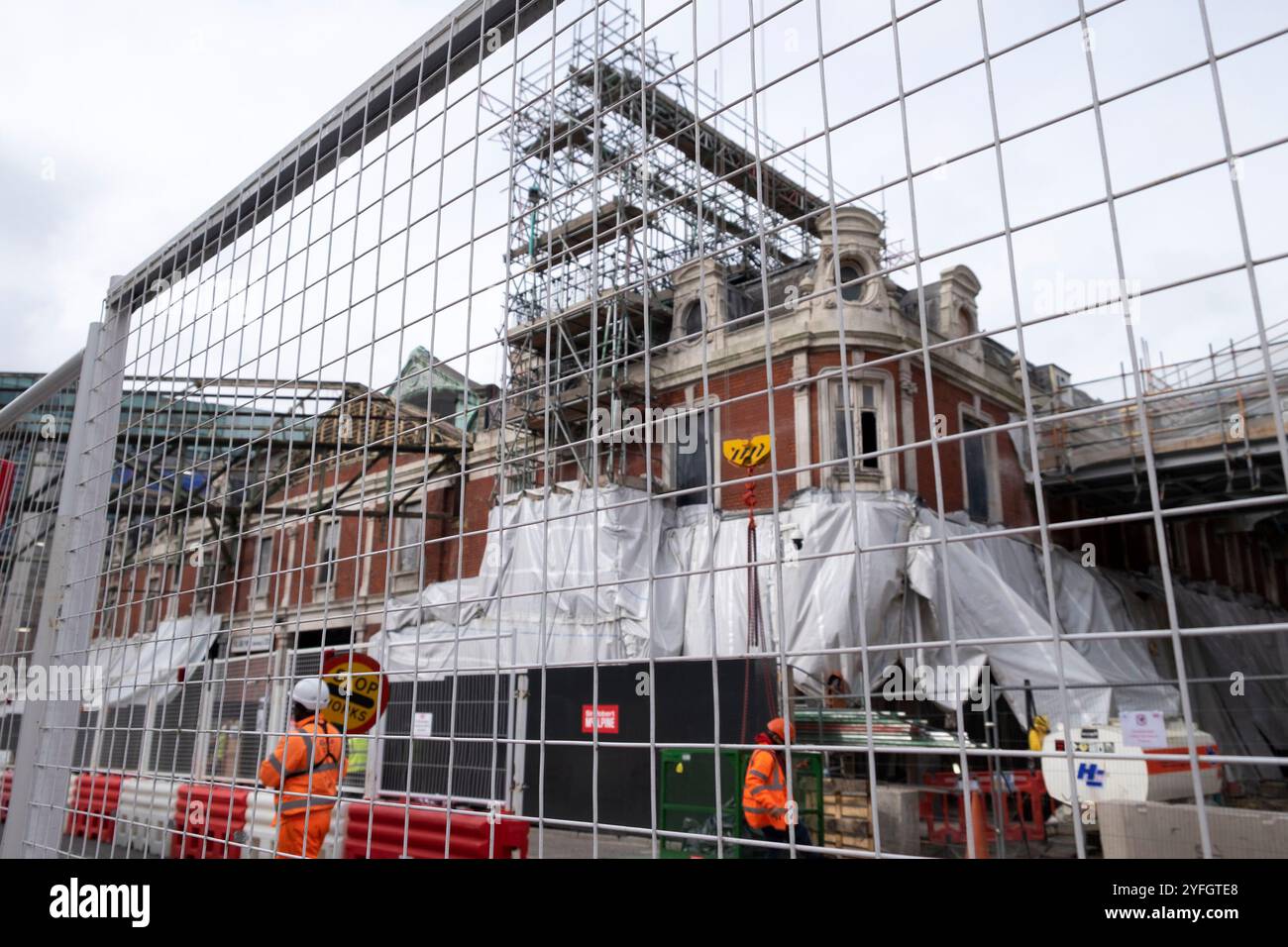 New Museum of London construction site on West Smithfield old Poultry ...