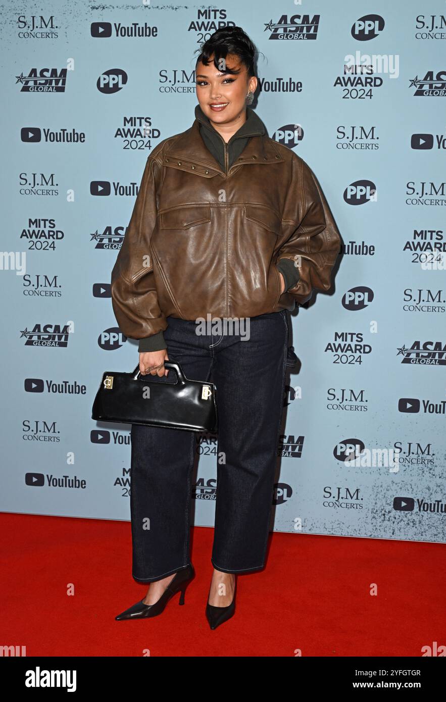 London, UK. November 4th, 2024. Joy Crookes arriving at the Music ...