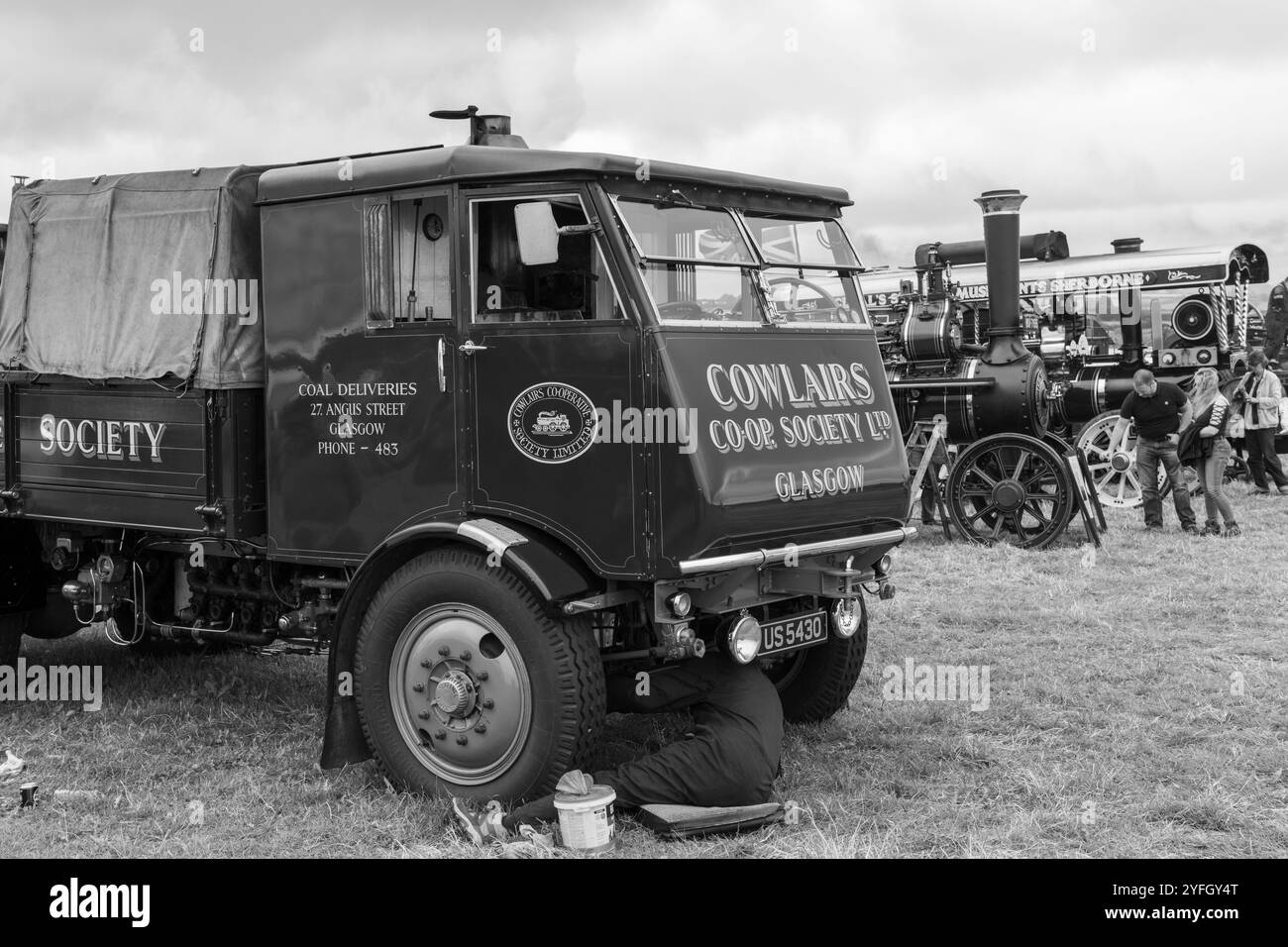 Low Ham.Somerset.United Kingdom.July 20th 2024.A restored Sentinel S4 ...