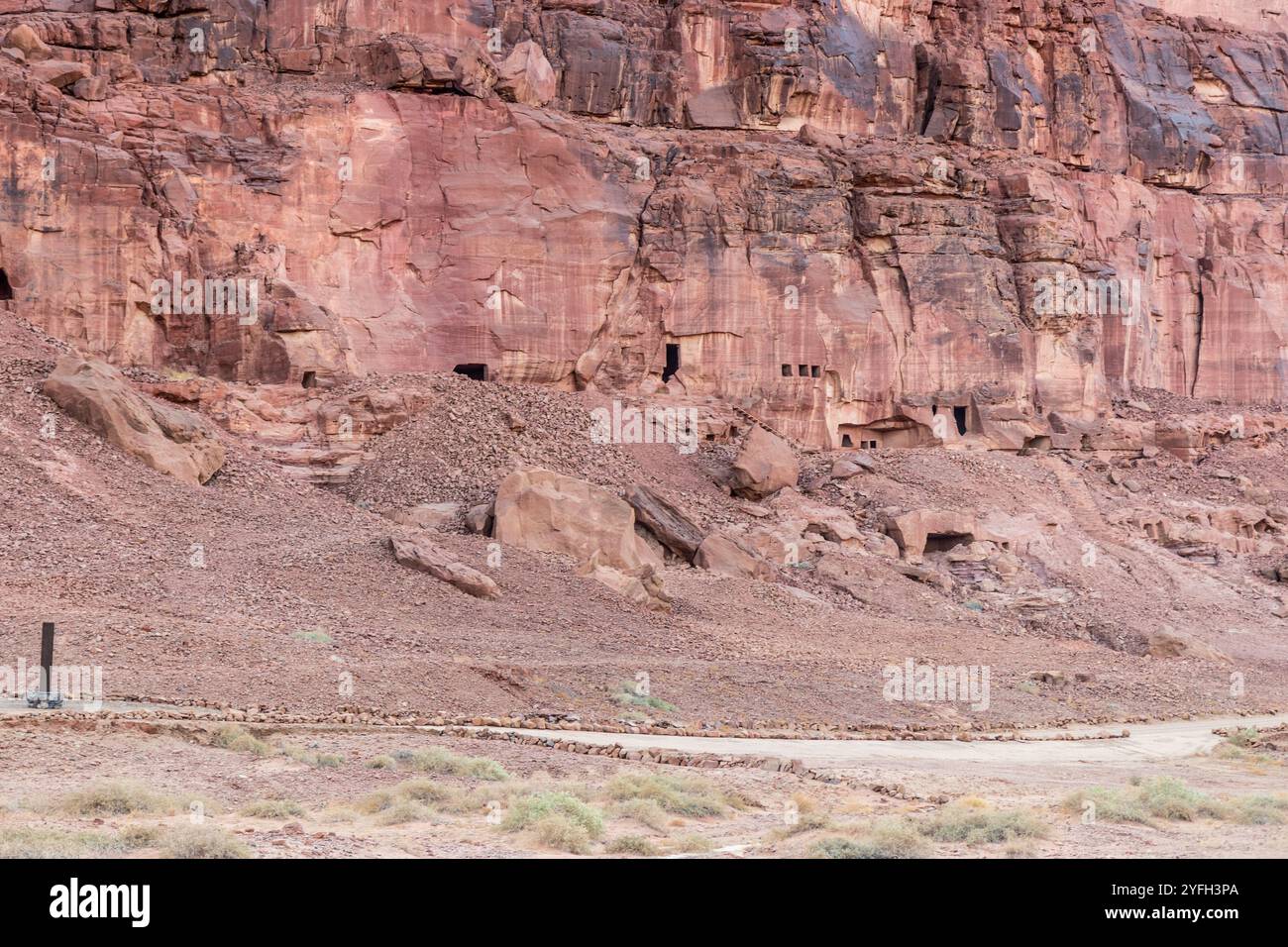 Lion tombs of Dadan near Al Ula, Saudi Arabia Stock Photo - Alamy