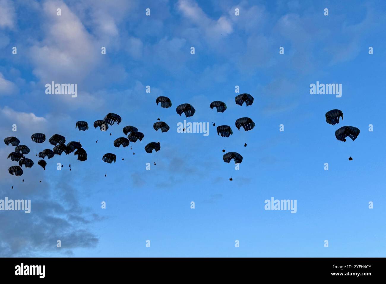 Alaska, USA. 15th Oct, 2024. Artillery, airfield repair equipment and ...