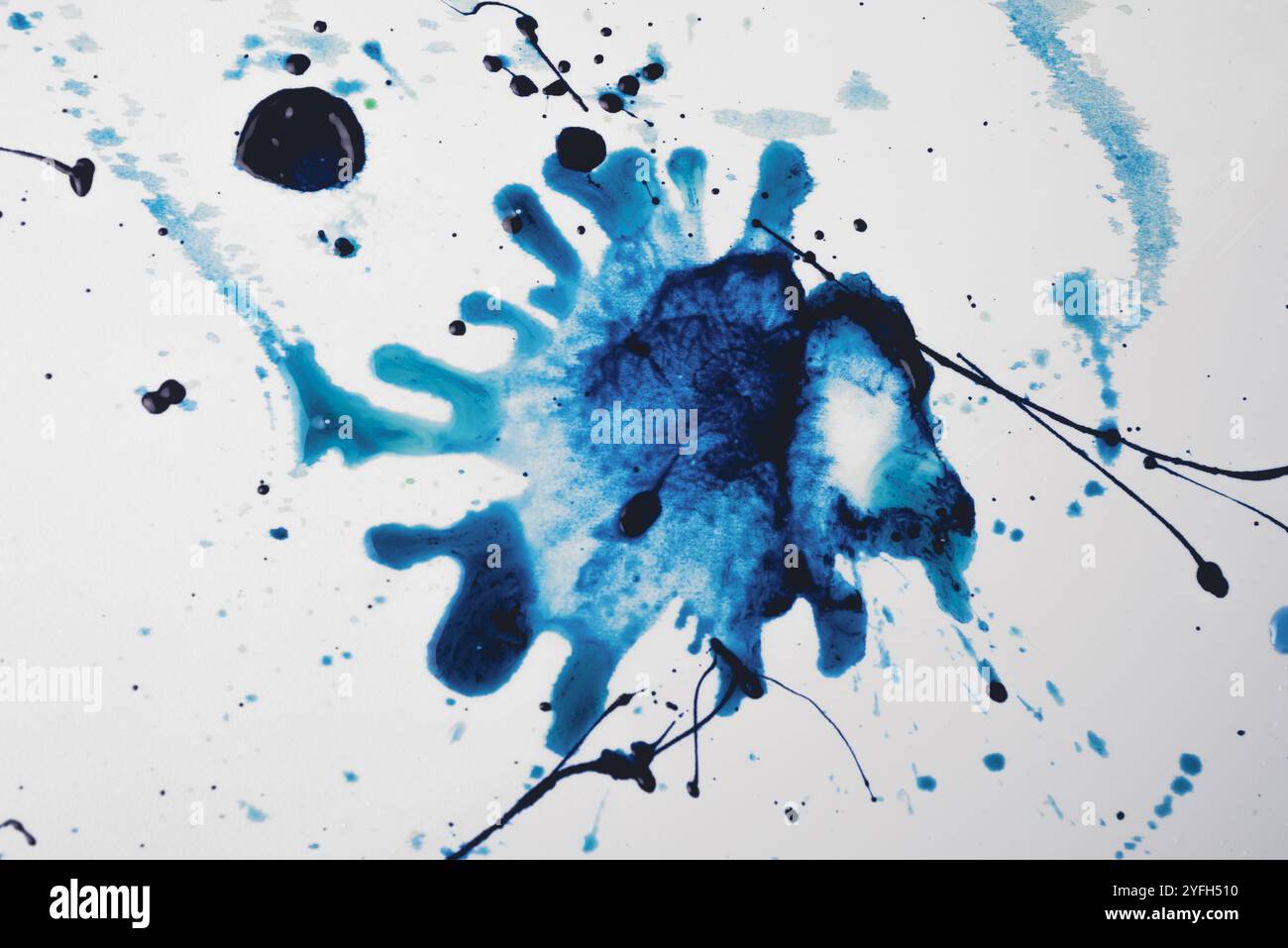 Abstract background. Color splash. Colour ink splash. Colored art ...