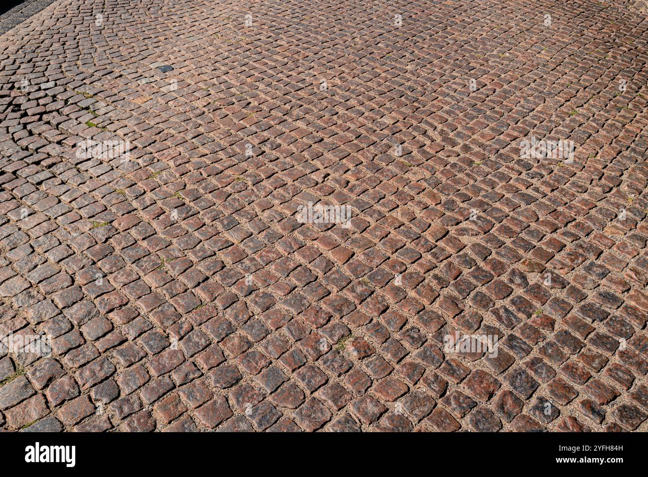 Stone road pattern background. Cobblestone pavement background ...
