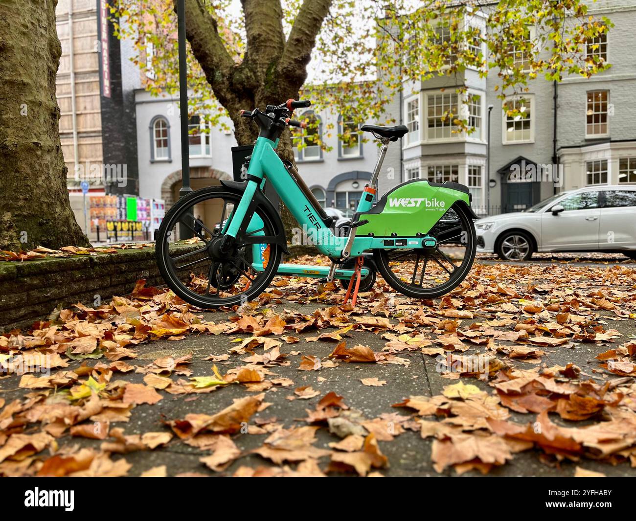 Parked electric bike bristol hi-res stock photography and images - Alamy
