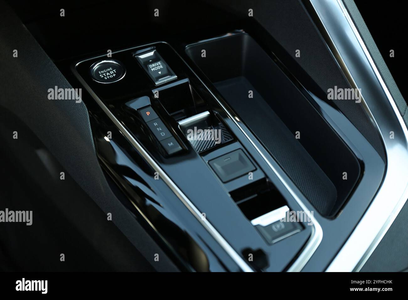 Control panel inside of modern car, closeup view Stock Photo - Alamy
