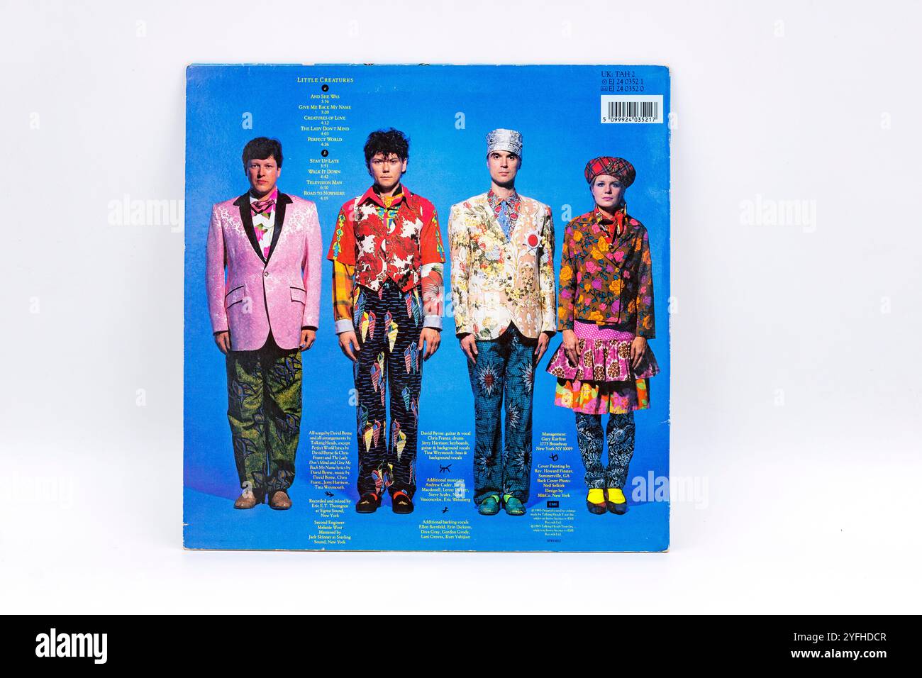 classic album cover for the LP record little creatures by talking heads ...