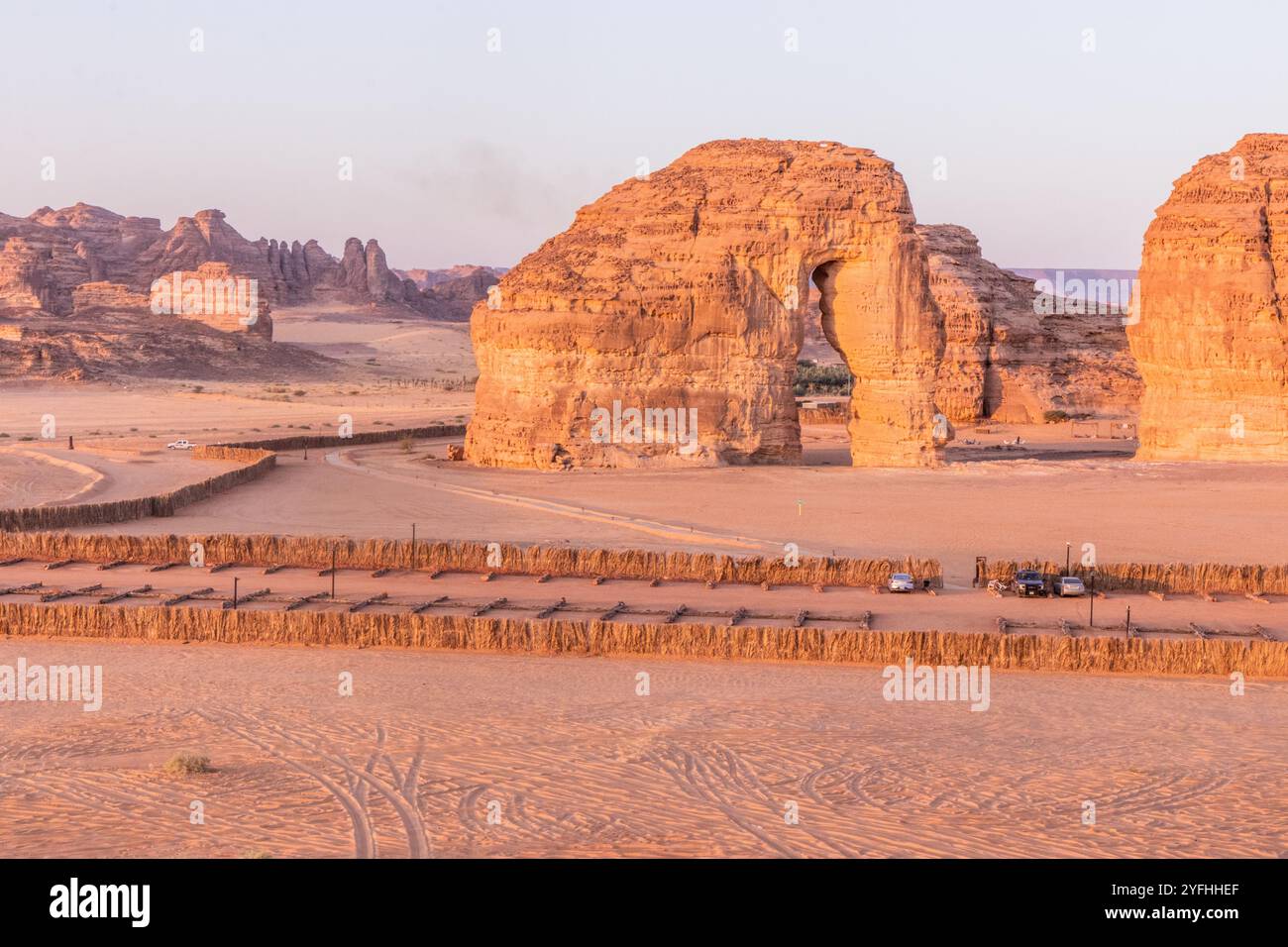 Jabal Al-Fil (Elephant Rock) rock formation near Al Ula, Saudi Arabia ...
