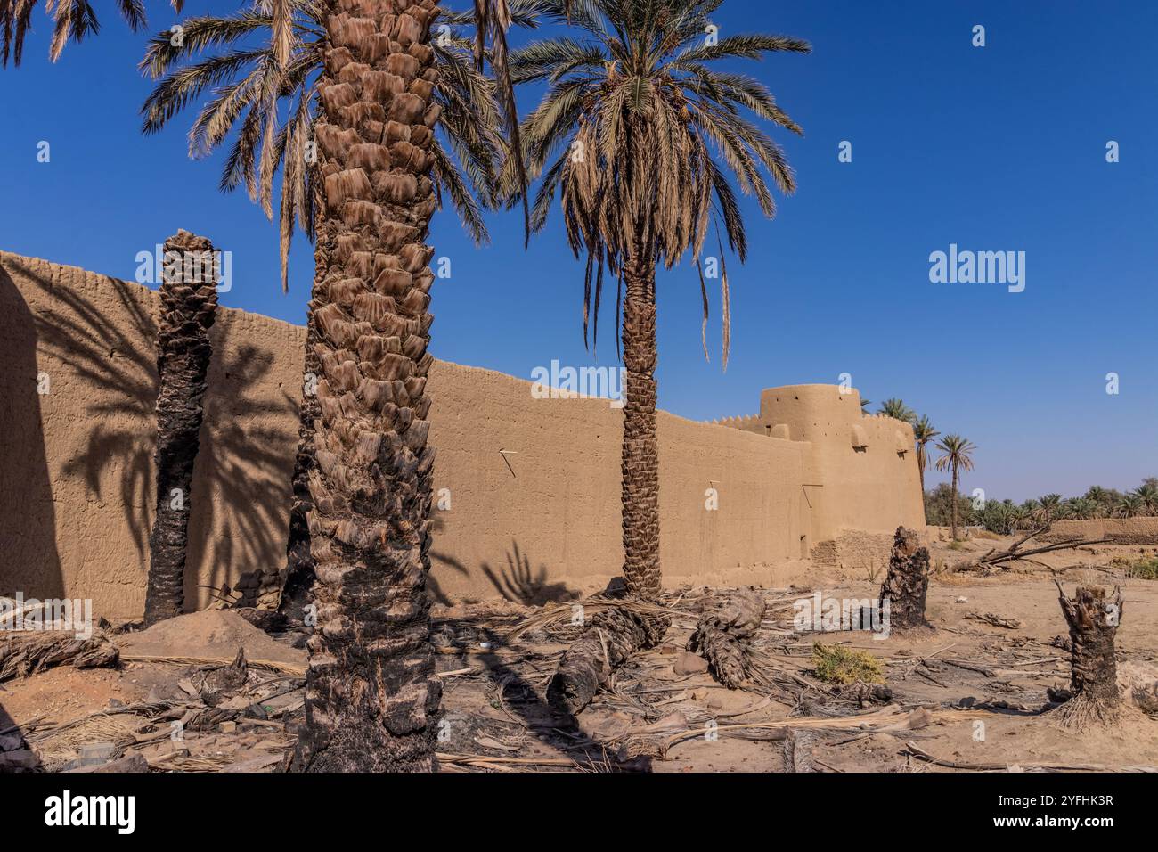 Fort (Ibn Rumman Palace) in Tayma, Saudi Arabia Stock Photo - Alamy