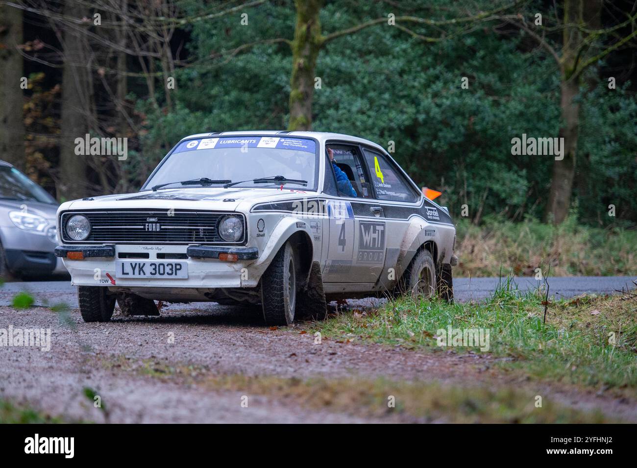 Paul Thompson & Josh Davison during the Malton Forest Rally hosted by ...