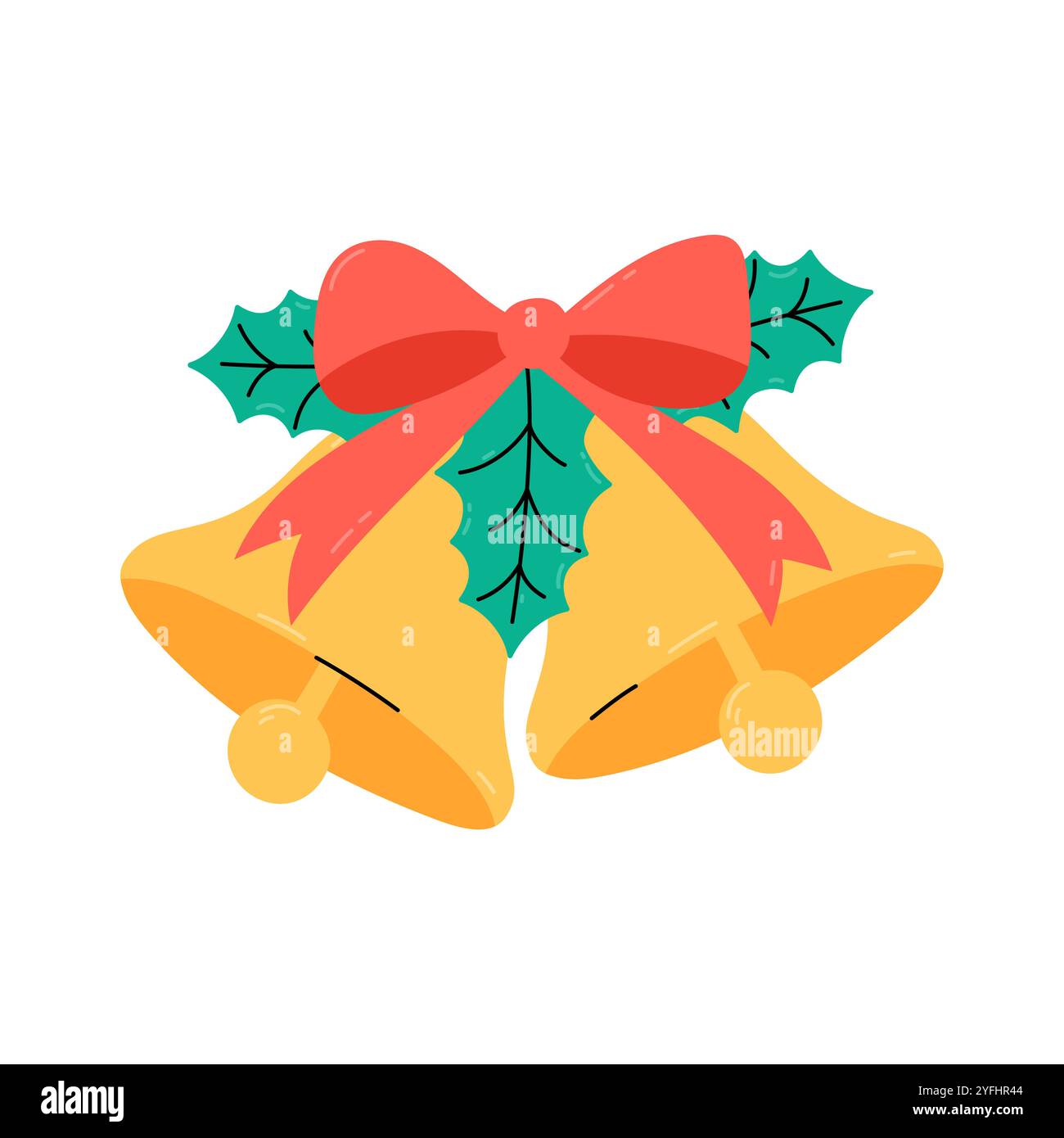 Simple illustration two golden Stock Vector Images - Alamy