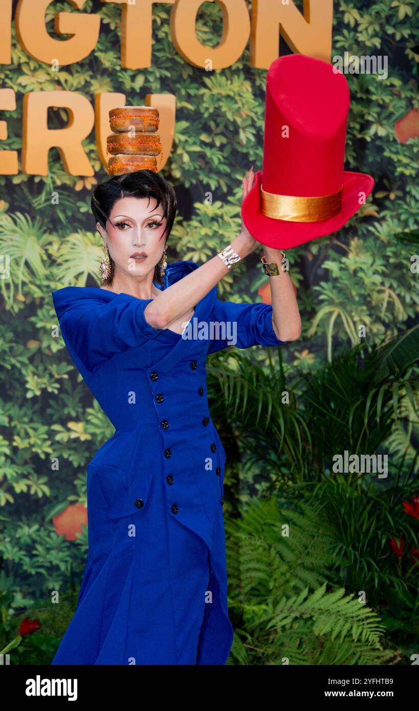 Drag Queen Marmalade (Jack Bourton) at the World Premiere of PADDINGTON ...
