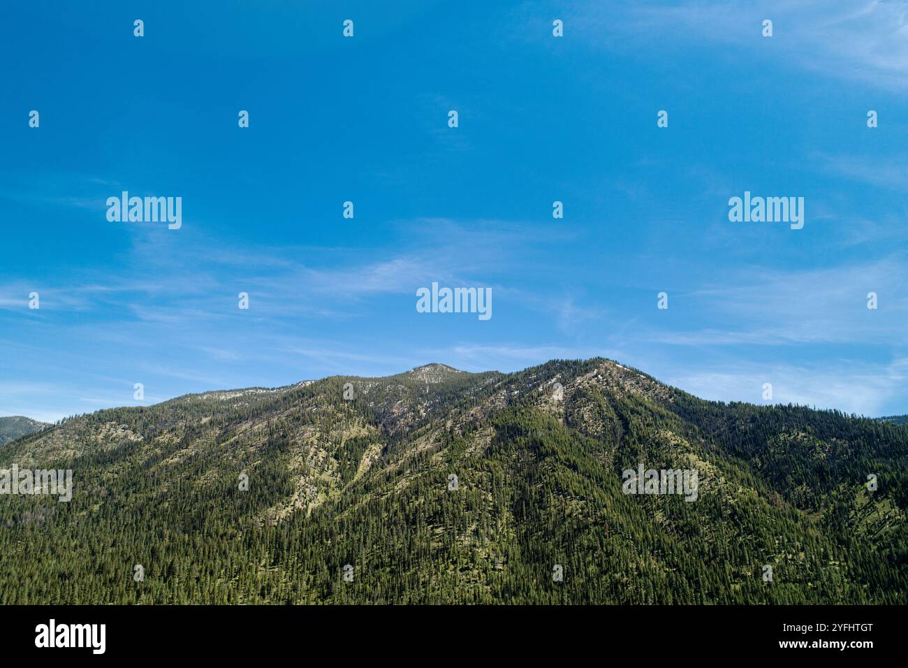 Aerial view vast serene landscape hi-res stock photography and images ...