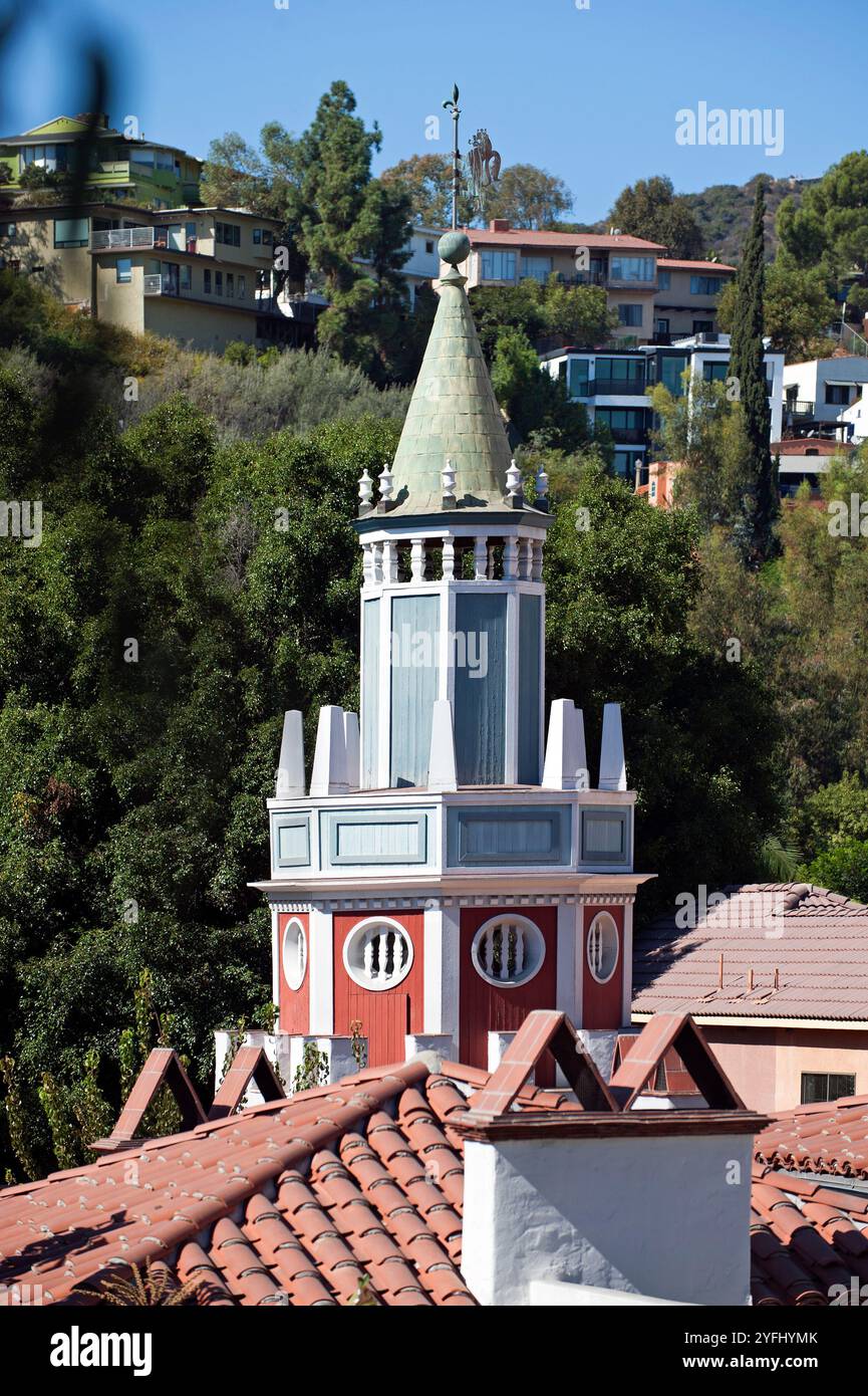 Whitley Heights, neighborhood, Hollywood, architecture, historic, tower ...