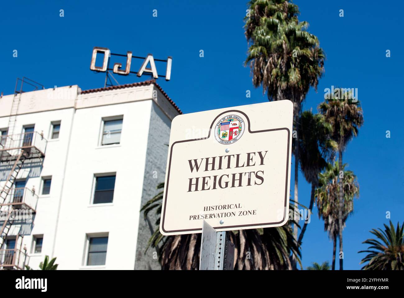 Whitley Heights, sign, neighborhood, Hollywood, architecture, historic ...