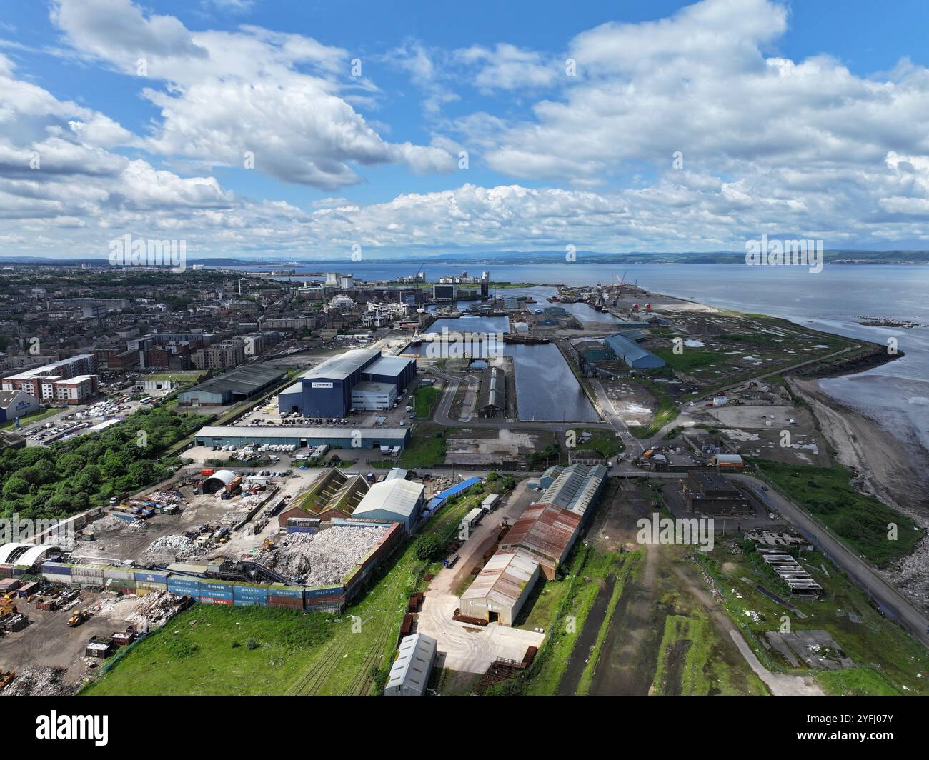 Aerial view of leith hi-res stock photography and images - Alamy