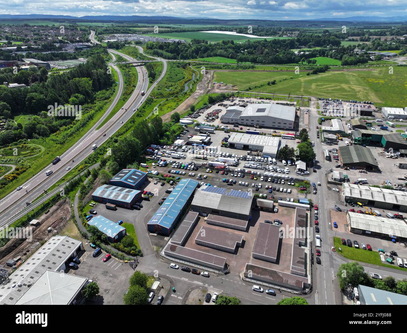 Perth aerial industrial hi-res stock photography and images - Alamy