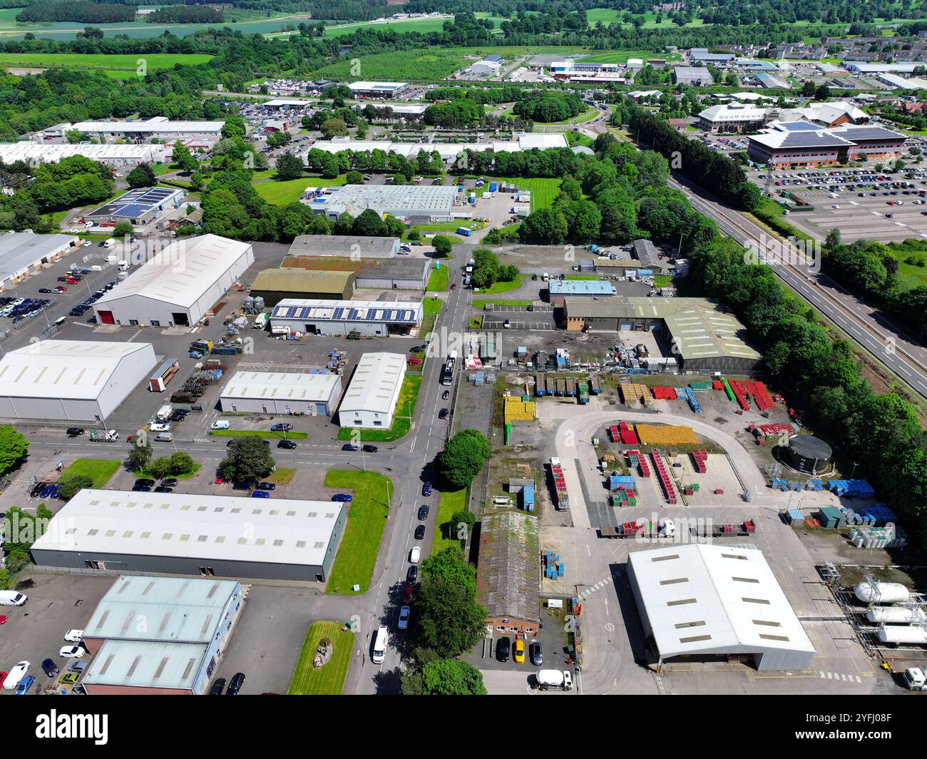 Perth aerial industrial hi-res stock photography and images - Alamy