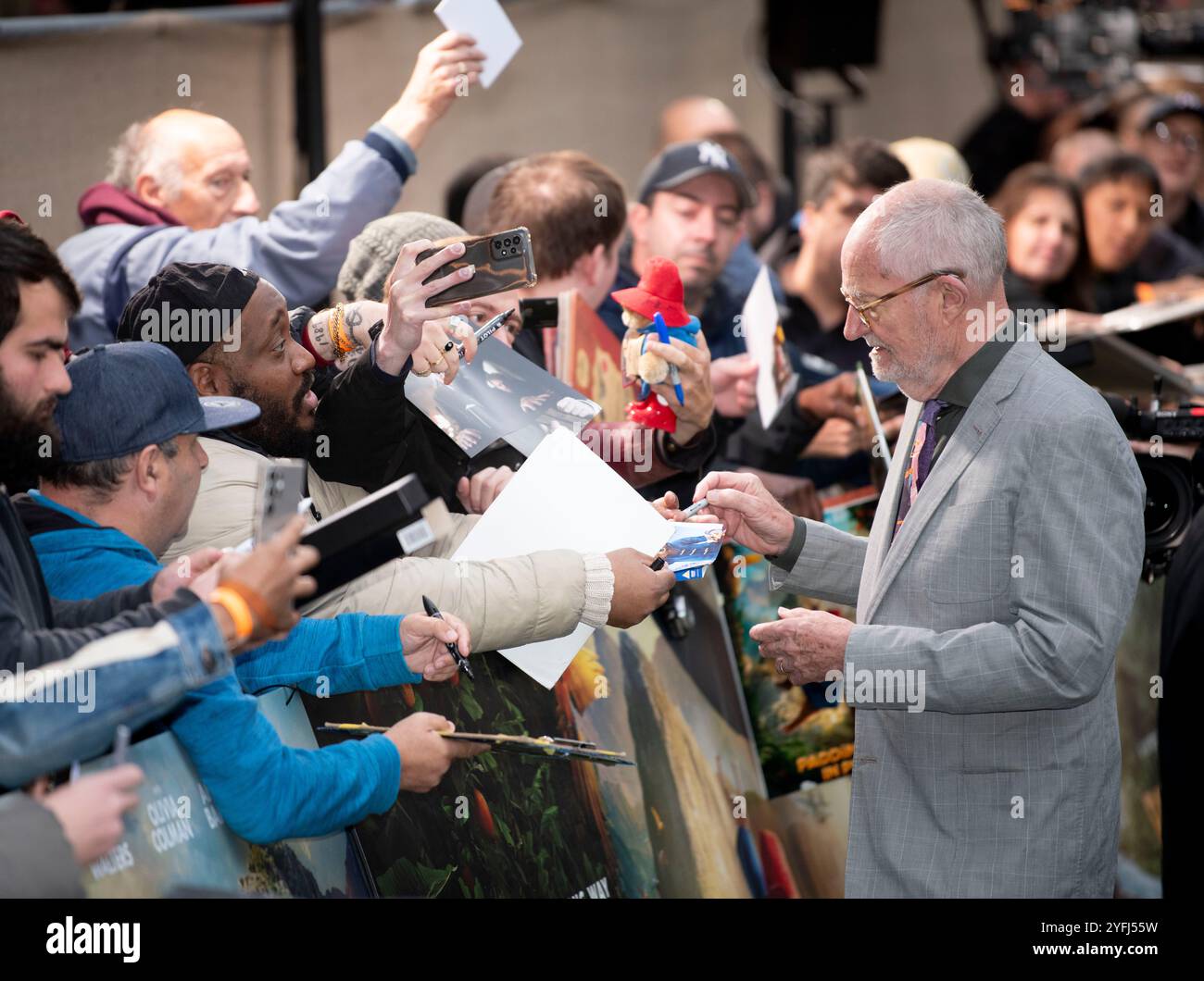 Jim Broadbent at the World Premiere of PADDINGTON IN PERU 3rd nov 2014 ...