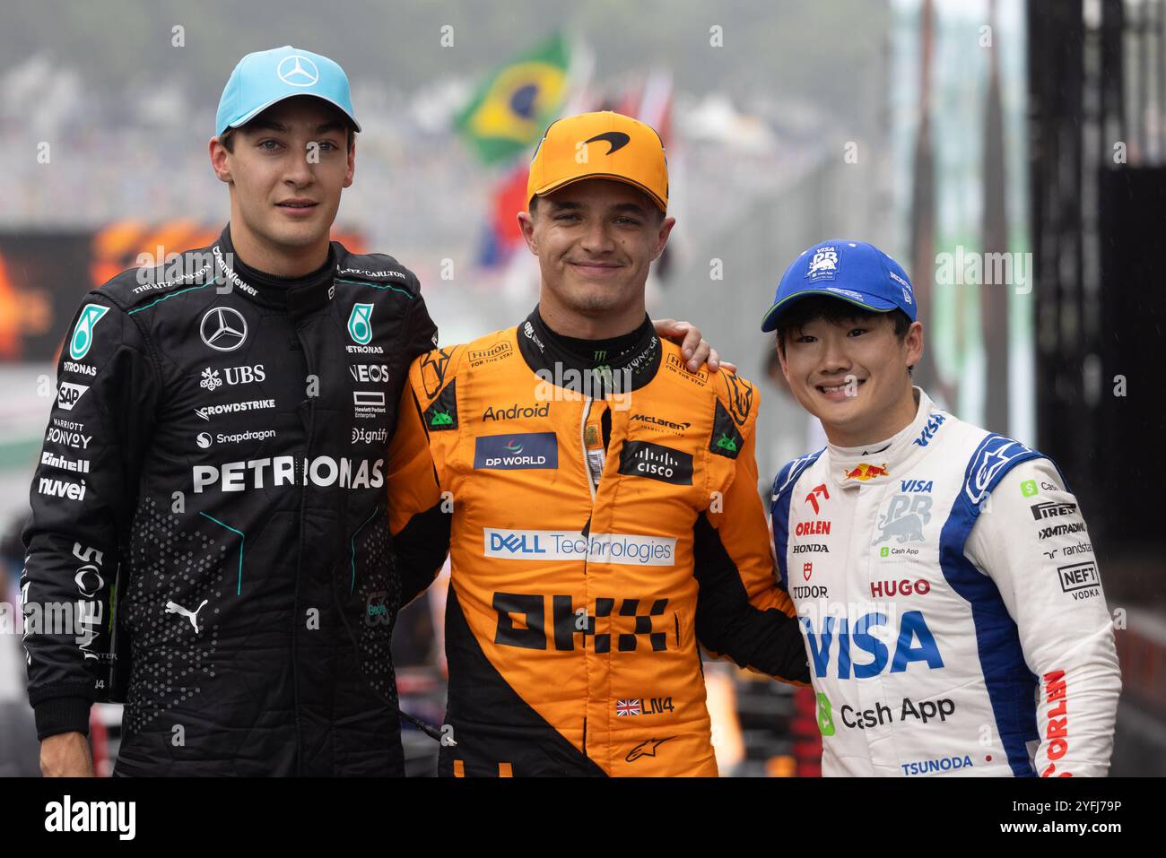 George russell and lando norris hi-res stock photography and images - Alamy