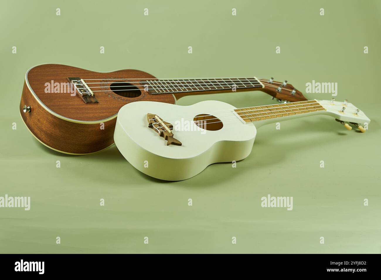 Ukulele. Hawaiian instrument that resembles a guitar but smaller in ...