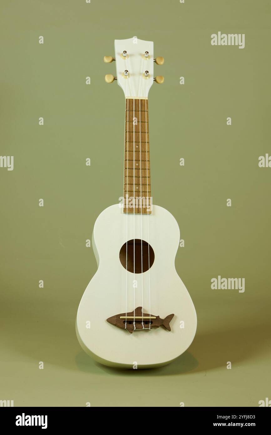 Ukulele. Hawaiian instrument that resembles a guitar but smaller in ...
