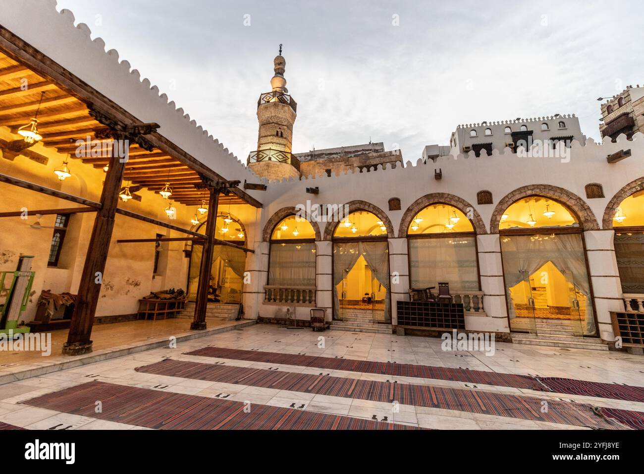 Al Shafi mosque in Al Balad, historic center of Jeddah, Saudi Arabia ...