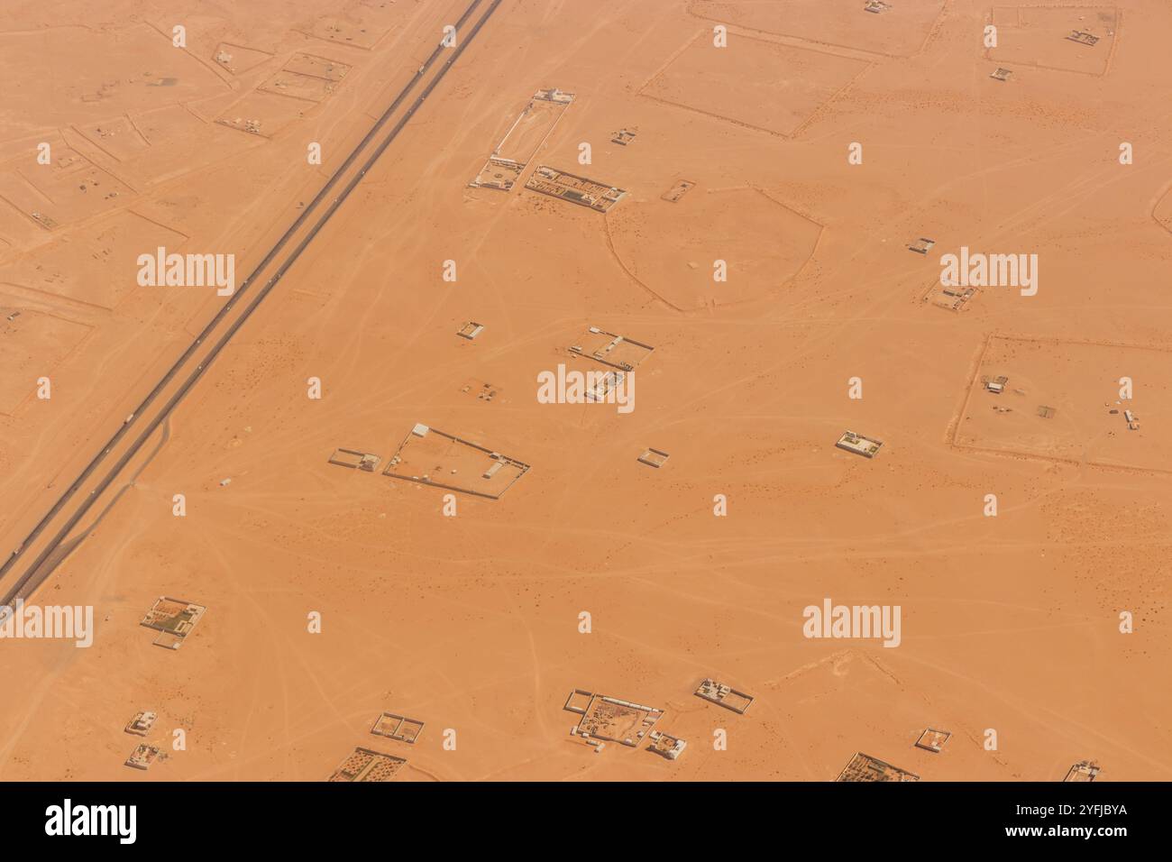 Aerial view of Riyadh suburbs, Saudi Arabia Stock Photo - Alamy