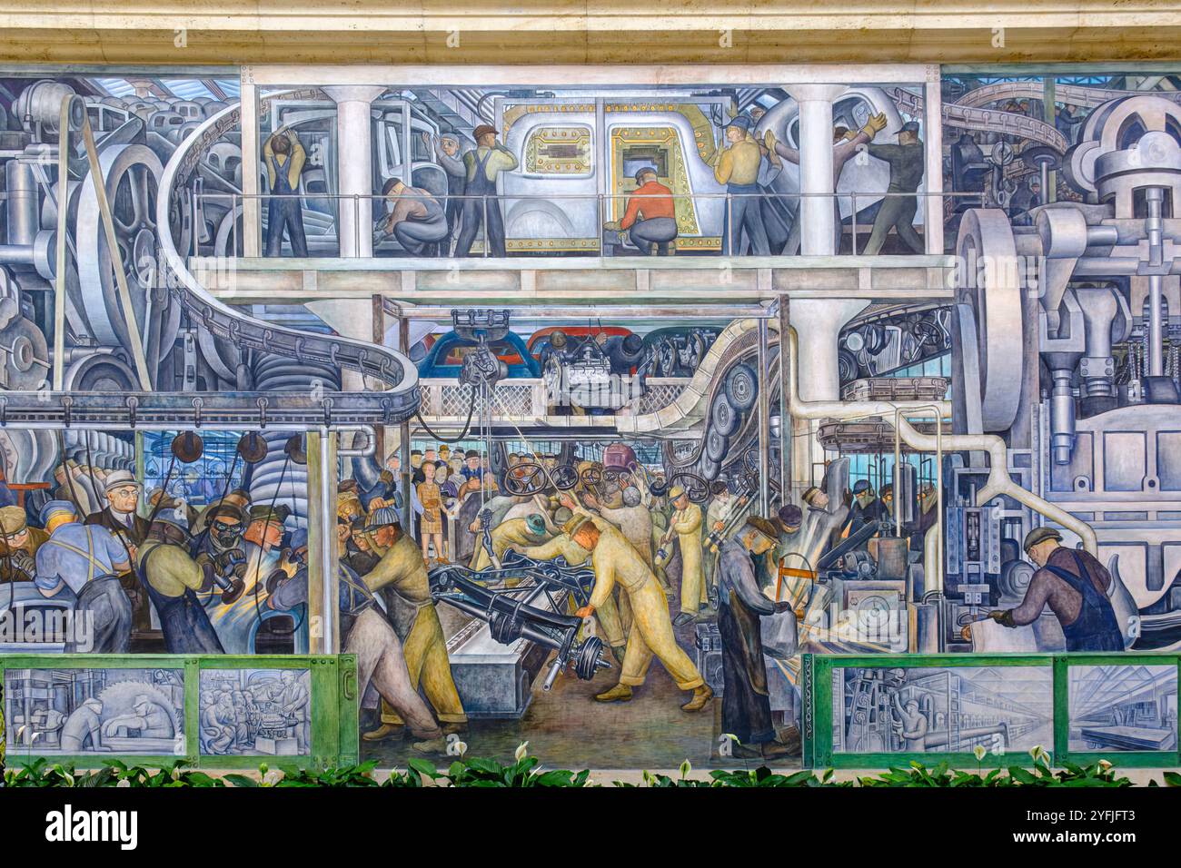 Diego Rivera Industry Murals