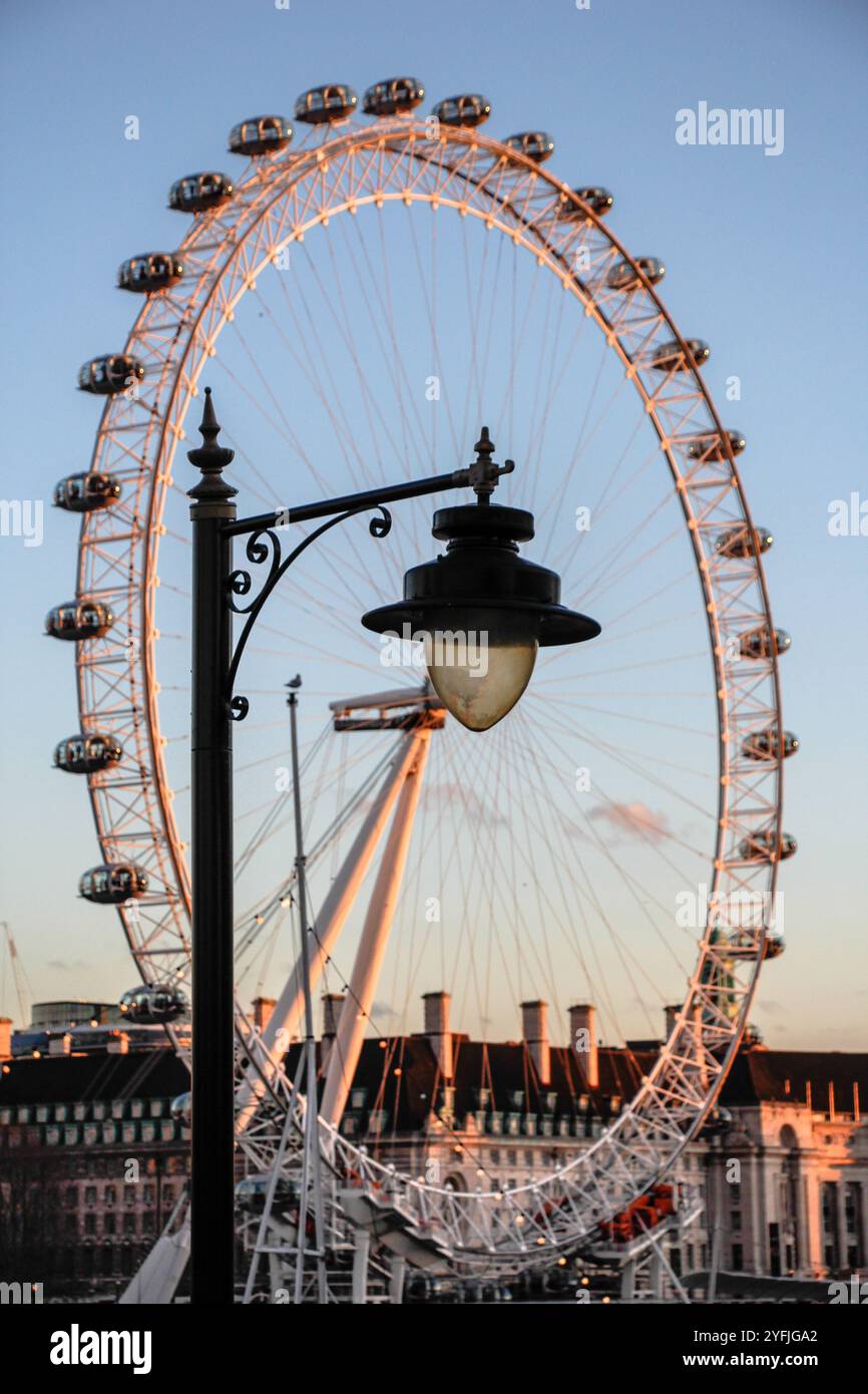 The London Eye from perspective Stock Photo - Alamy