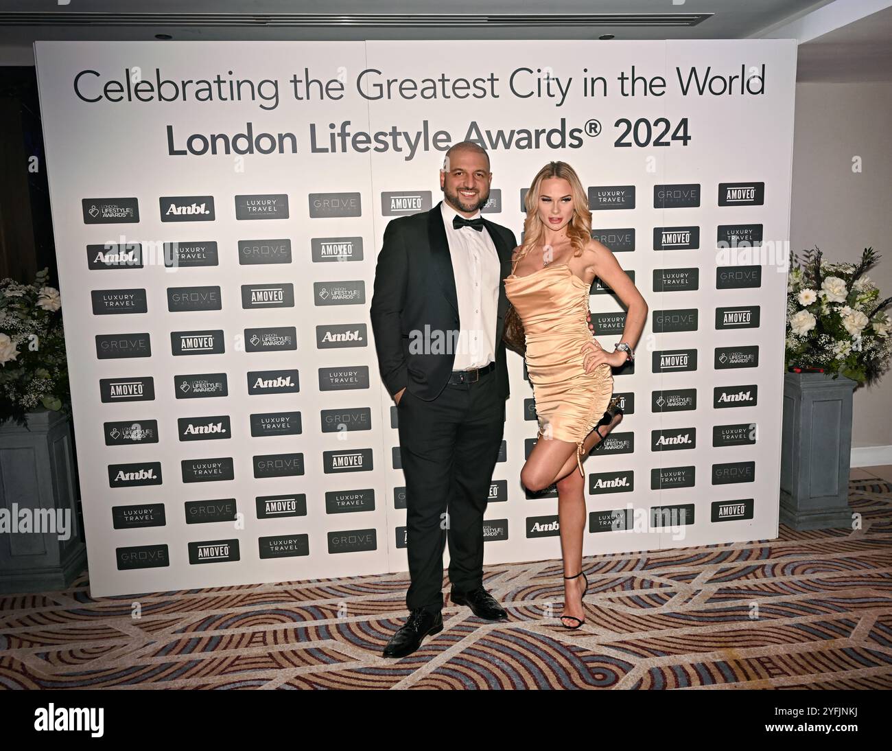 LONDON, ENGLAND: 4th November 2024: Sinan Sahin and Kiah Monae of the ...