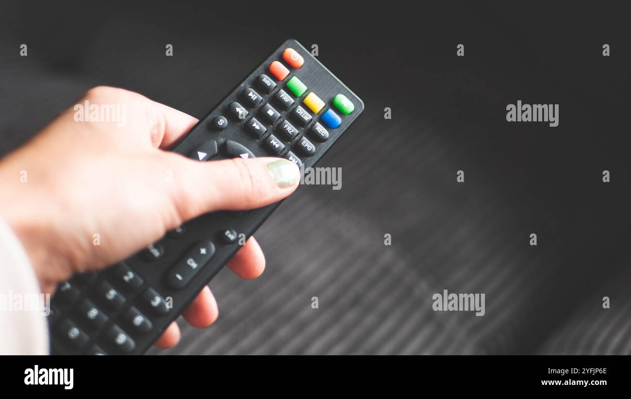 Remote control minimalist buttons hi-res stock photography and images ...