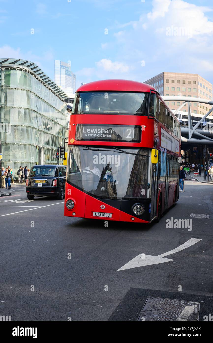London, UK - September 20, 2024; Go Ahead London New Routemaster bus to ...