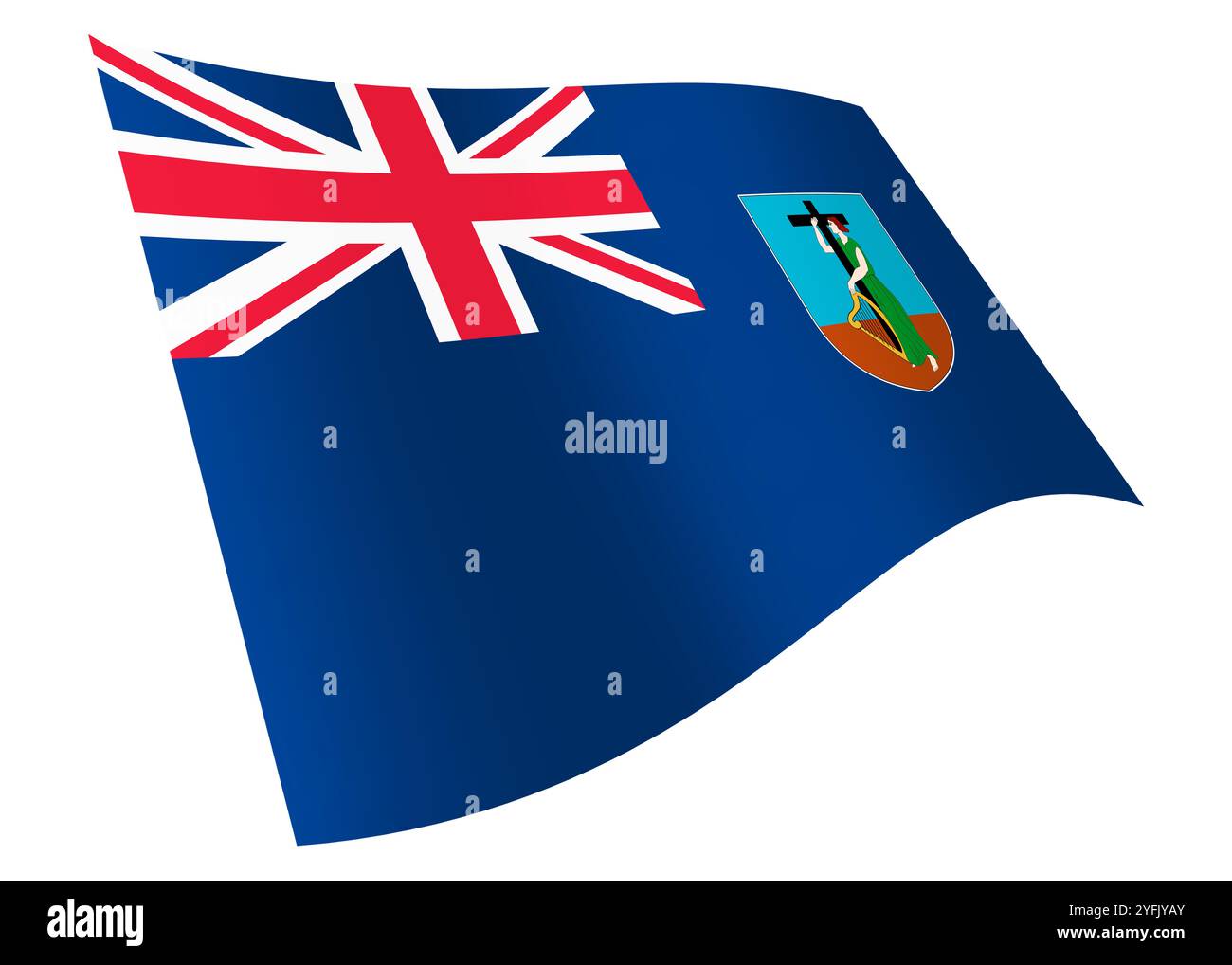 Montserrat official flag hi-res stock photography and images - Alamy