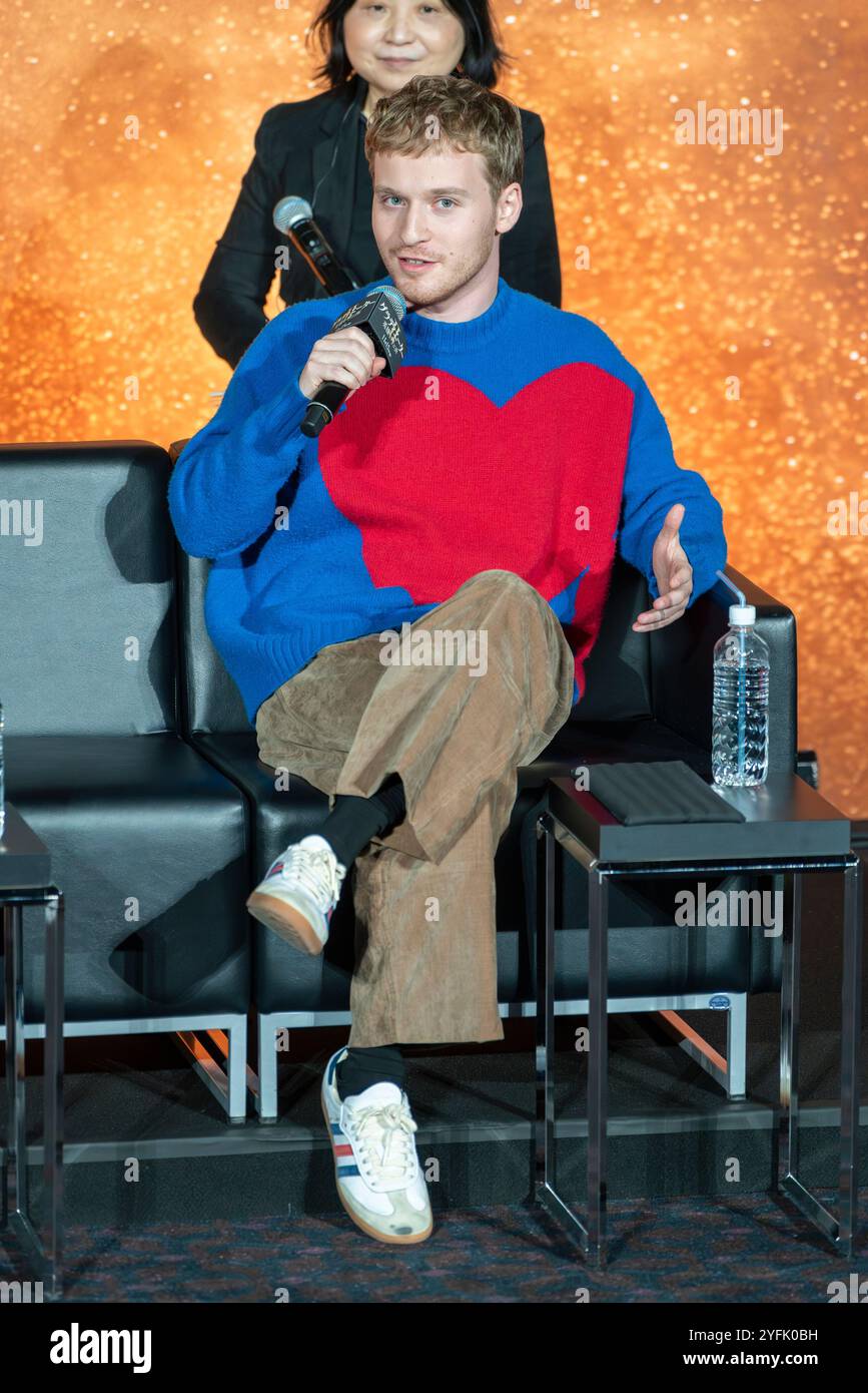 Tokyo, Japan. Tokyo, Japan. 4th Nov, 2024. Actor Fred Hechinger ...