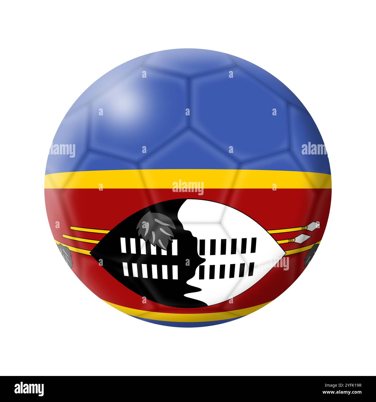 Swaziland Eswatini soccer ball football Stock Photo - Alamy