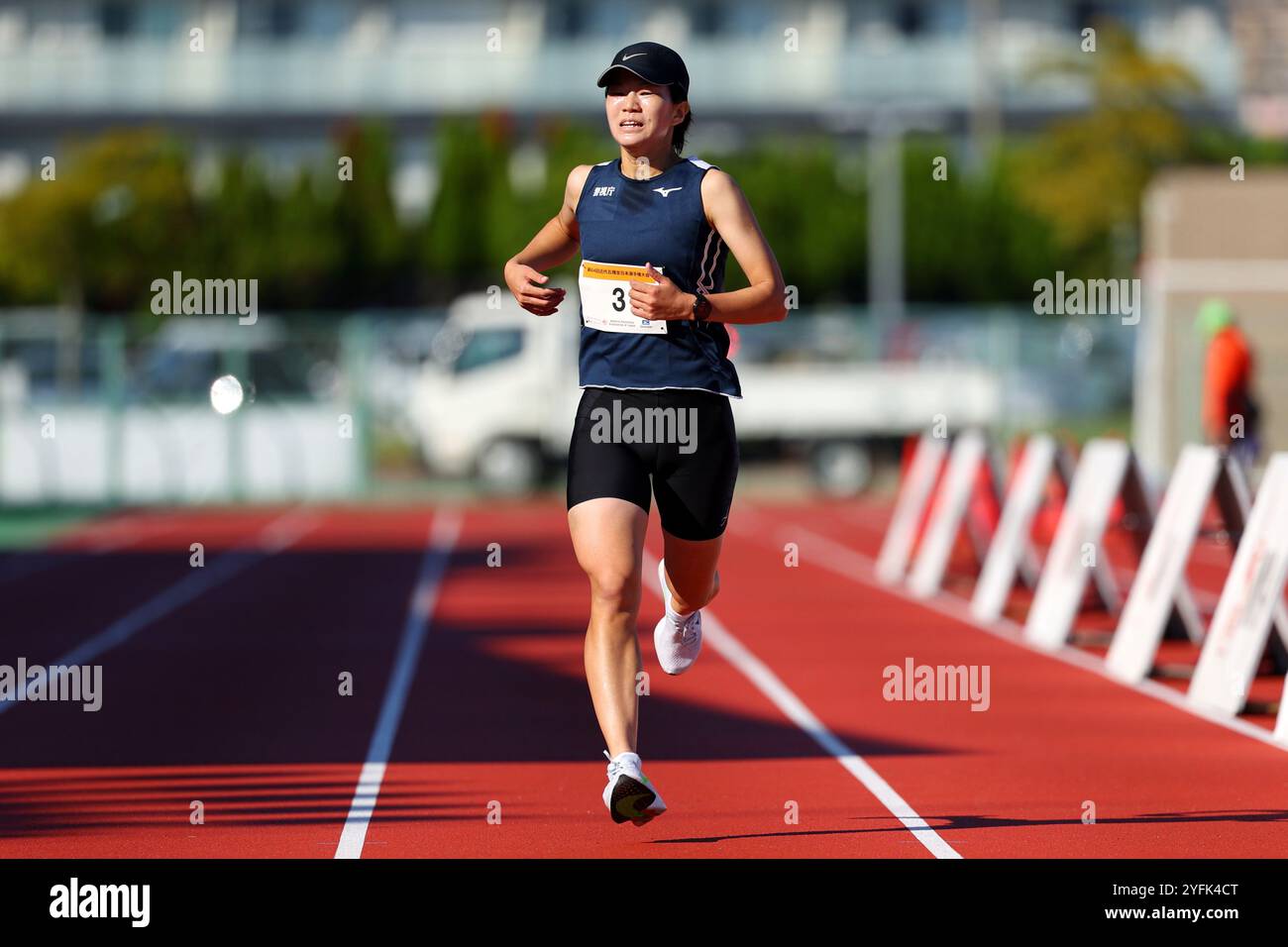 Anjo City athletics stadium, Aichi, Japan. 3rd Nov, 2024. Hinano ...