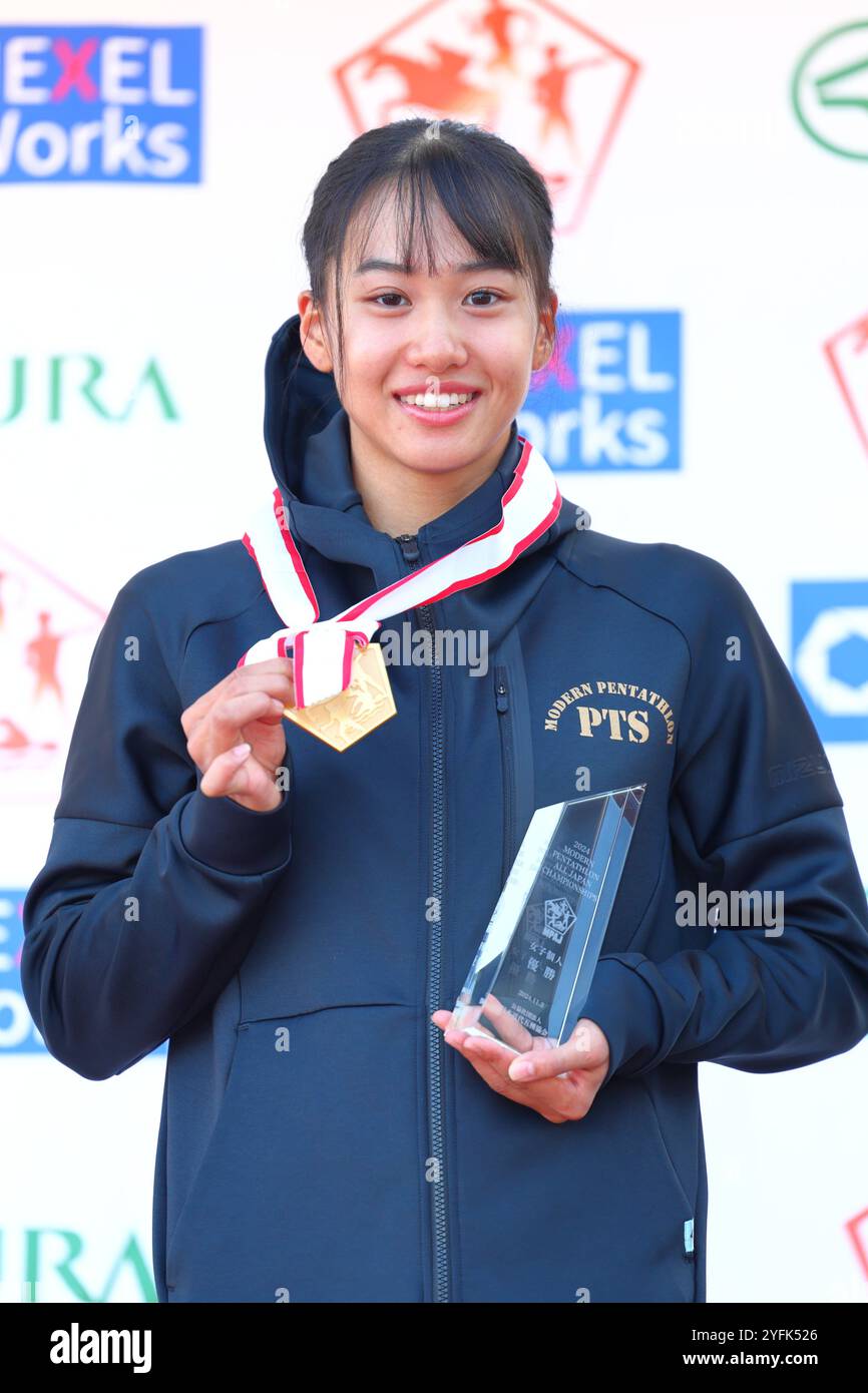 Anjo City athletics stadium, Aichi, Japan. 3rd Nov, 2024. Yuri Suzuki ...
