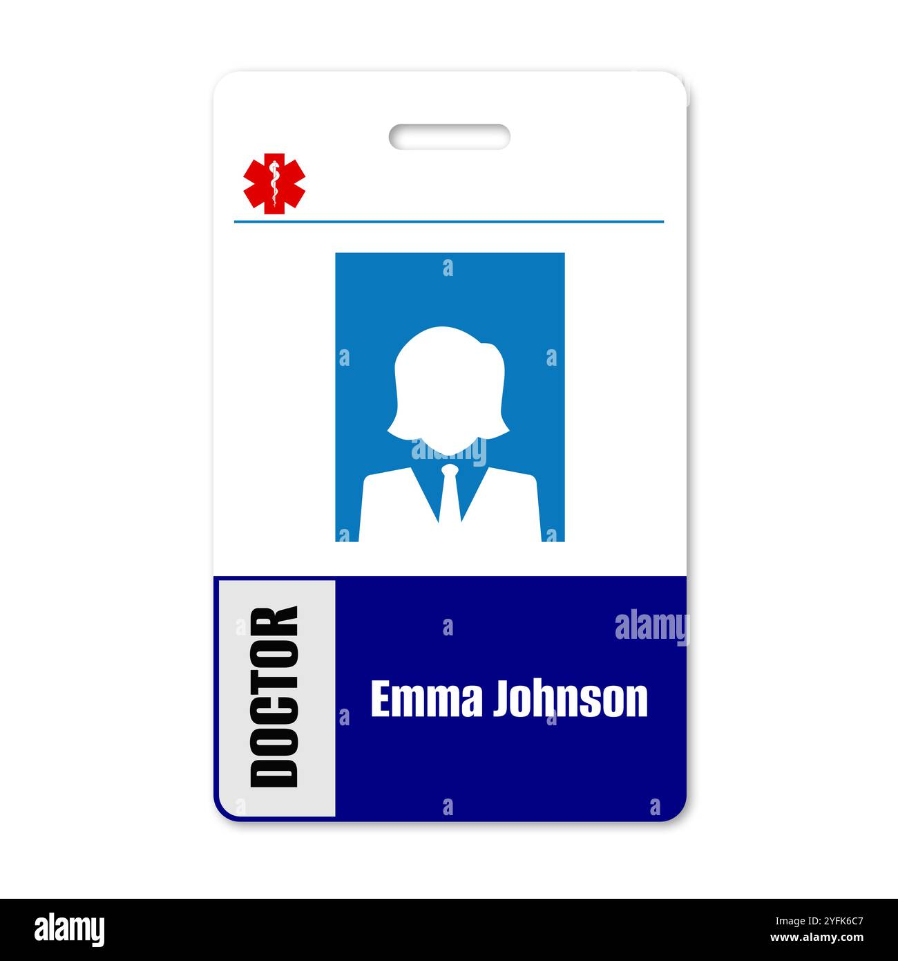 Doctor name badge Cut Out Stock Images & Pictures - Alamy