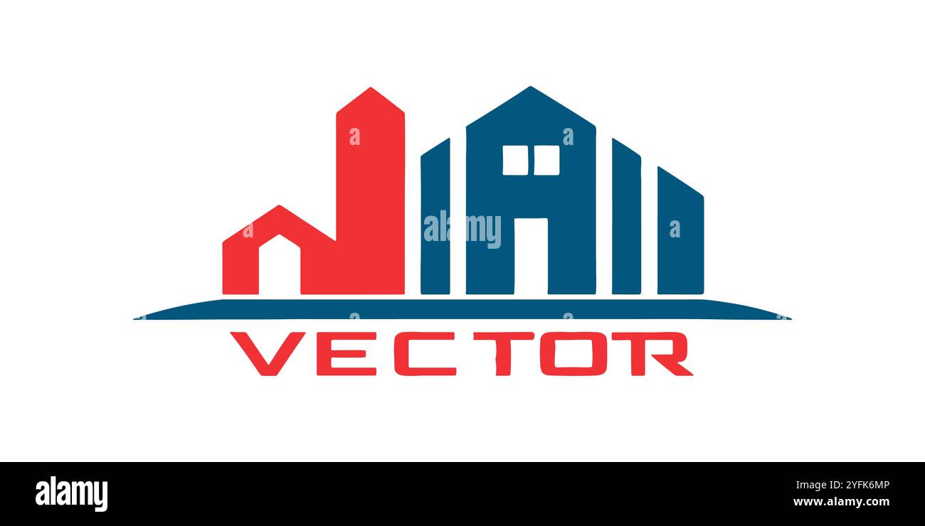 set of housing business logos Stock Vector Image & Art - Alamy