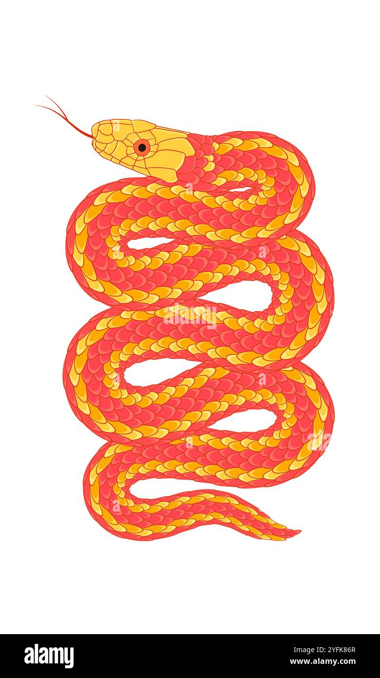 A simple cartoon snake pattern Stock Vector Image & Art - Alamy