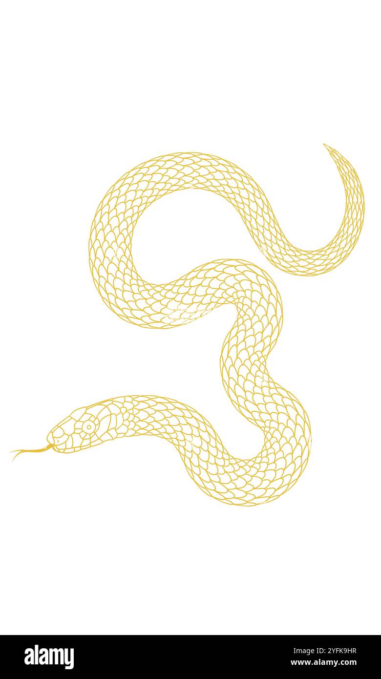 A simple cartoon snake illustration Stock Vector Image & Art - Alamy