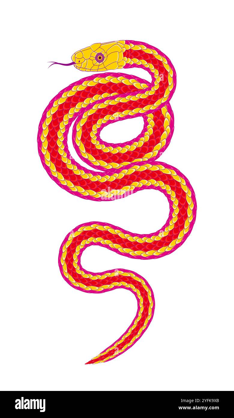 A simple cartoon snake pattern Stock Vector Image & Art - Alamy