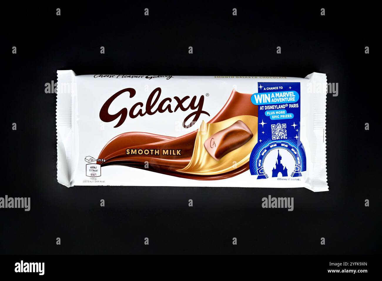 Galaxy smooth milk chocolate bar – Wales, UK – 01 October 2024 Stock ...