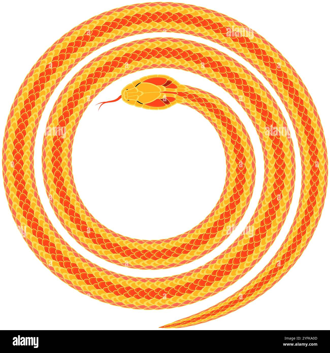 A simple cartoon snake pattern Stock Vector Image & Art - Alamy